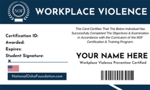 Workplace Violence - National OSHA Foundation